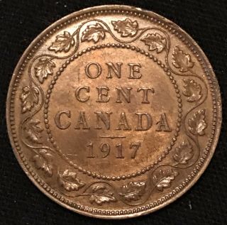 1919 Canadian Large Penny 1 Cent Coin Red Brown 001 | #10158900