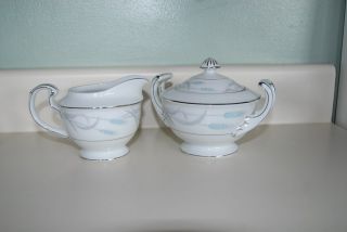 Coalport China Blue Wheat Sugar Bowl | #35196197